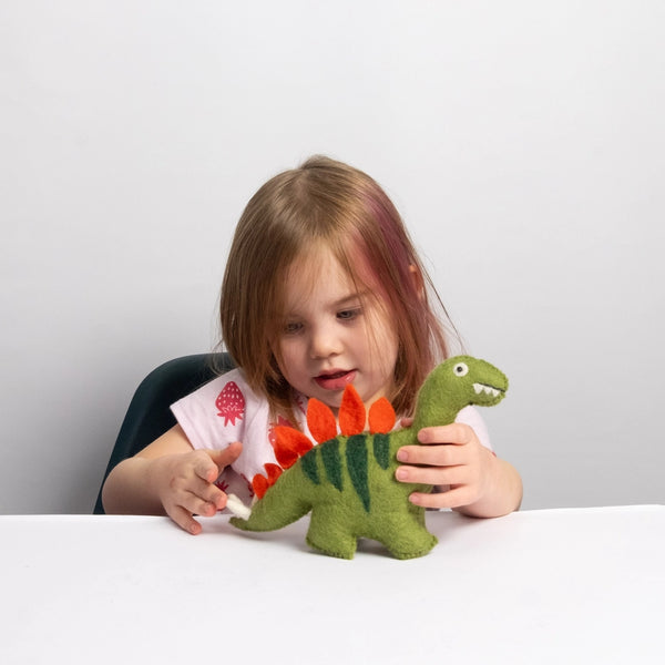 Kei & Molly – Felt Animal: Stegosaurus Dinosaur – Kei & Molly Textiles, LLC