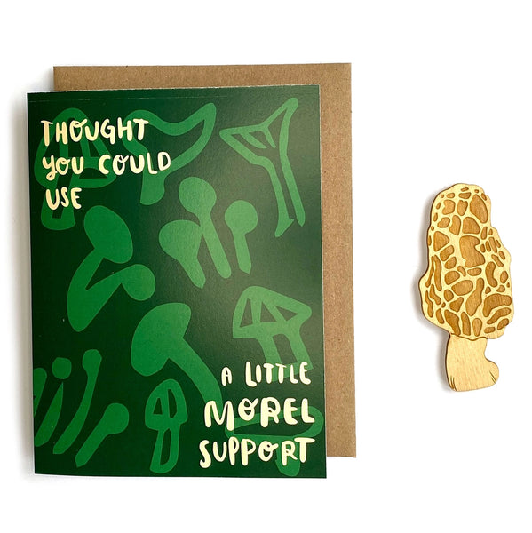 Morel Support Card + Magnet (version 2) – Kei & Molly Textiles, LLC