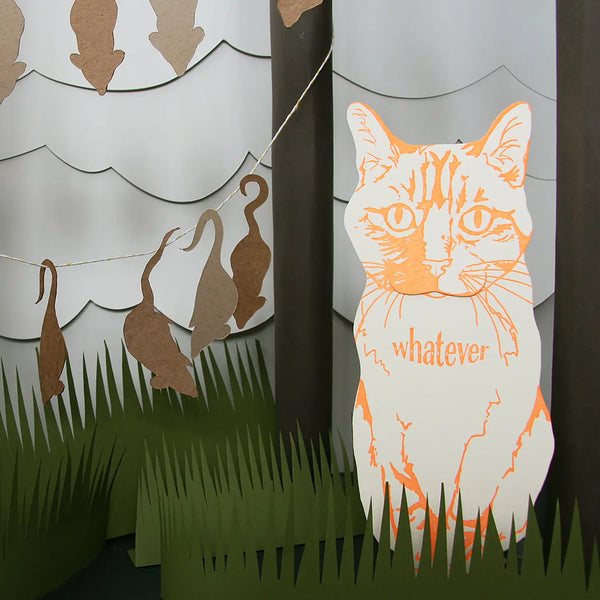 Cat "Whatever" Gift Card – Kei & Molly Textiles, LLC