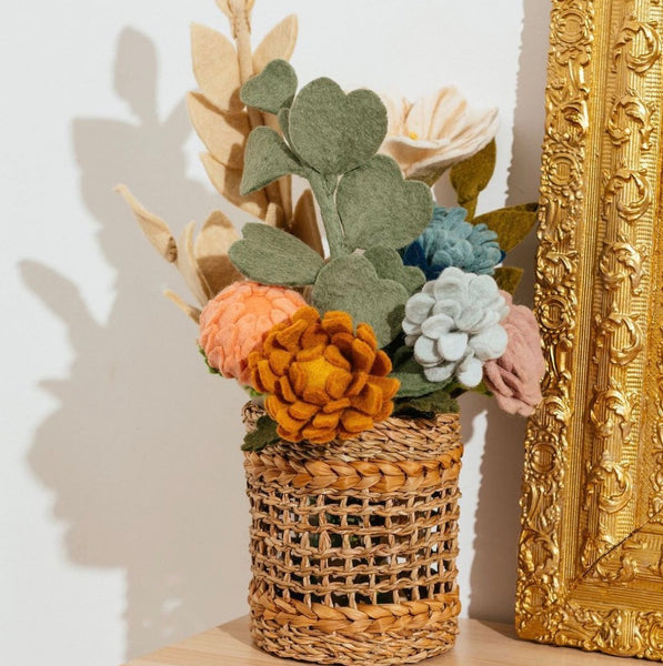 Felt Geranium Flower – Kei & Molly Textiles, LLC